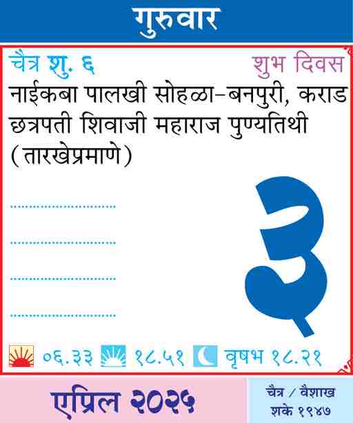 Kalnirnay December 2025: कालनिर्णय डिसेंबर २०२५